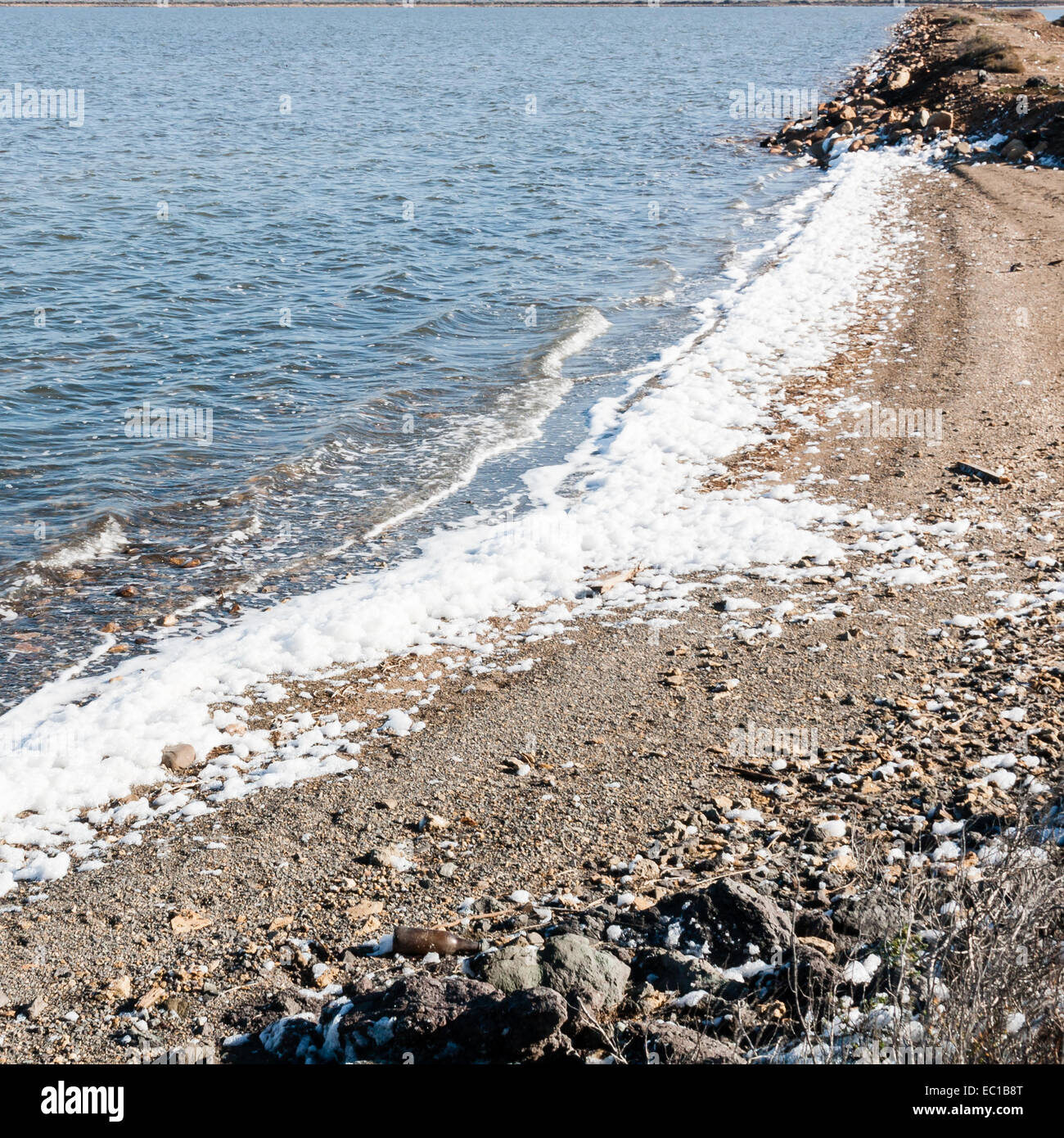 Pollution of the sea Stock Photo - Alamy