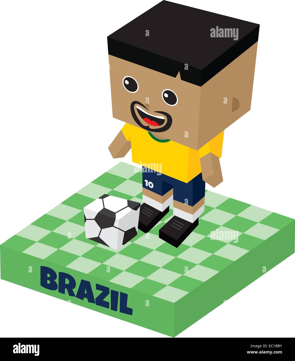 soccer cartoon character Stock Vector Image & Art - Alamy
