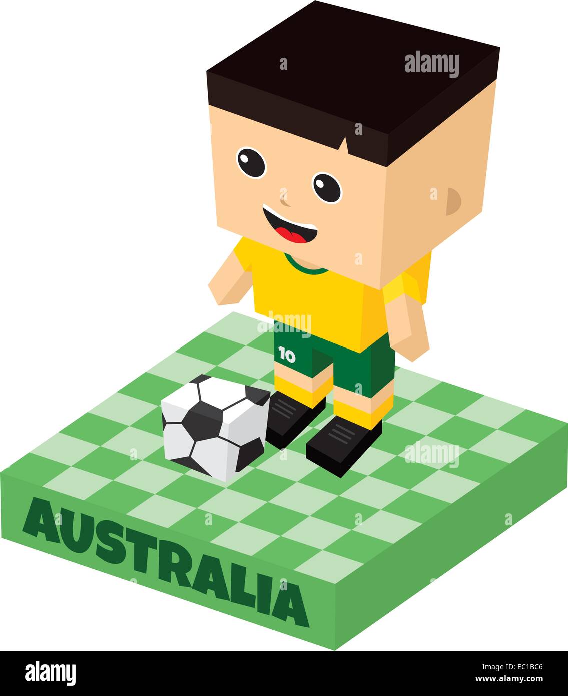 soccer cartoon character Stock Vector Image & Art - Alamy