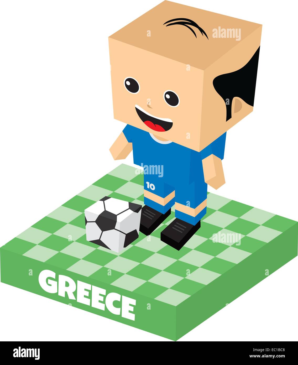 soccer cartoon character Stock Vector Image & Art - Alamy