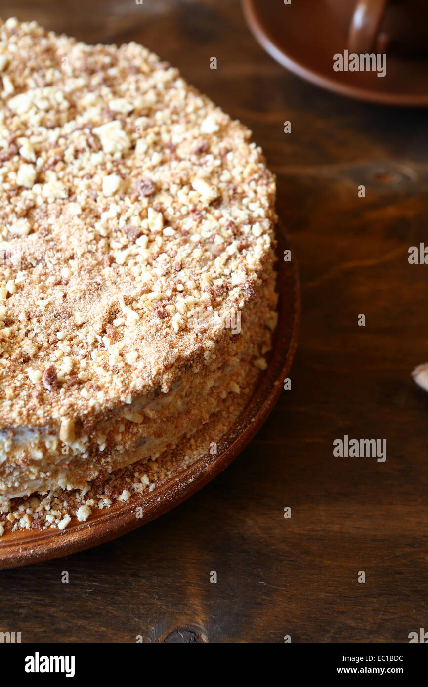 Delicious homemade cake, tasty food Stock Photo - Alamy