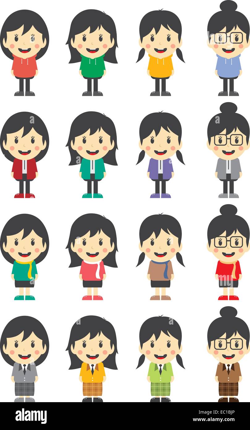 cartoon character art Stock Vector Image & Art - Alamy