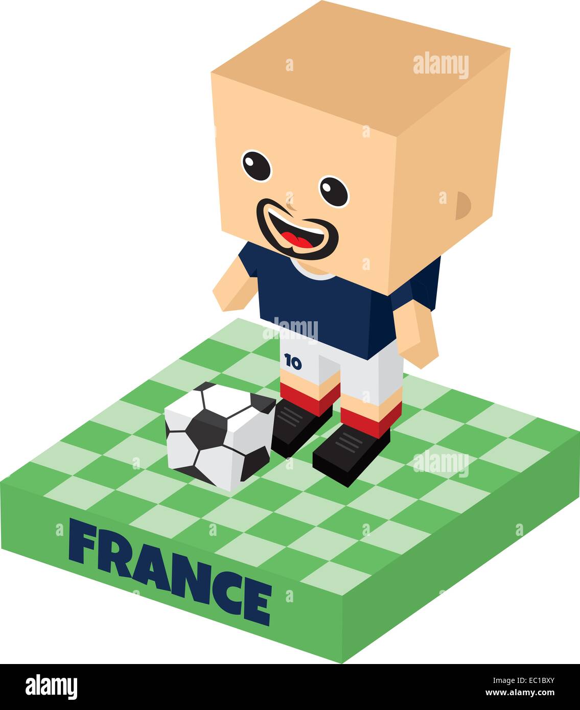 soccer cartoon character Stock Vector Image & Art - Alamy