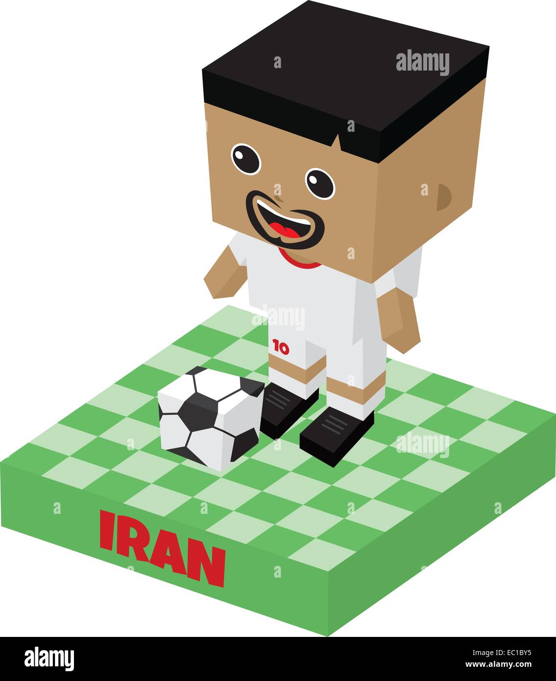 soccer cartoon character Stock Vector Image & Art - Alamy