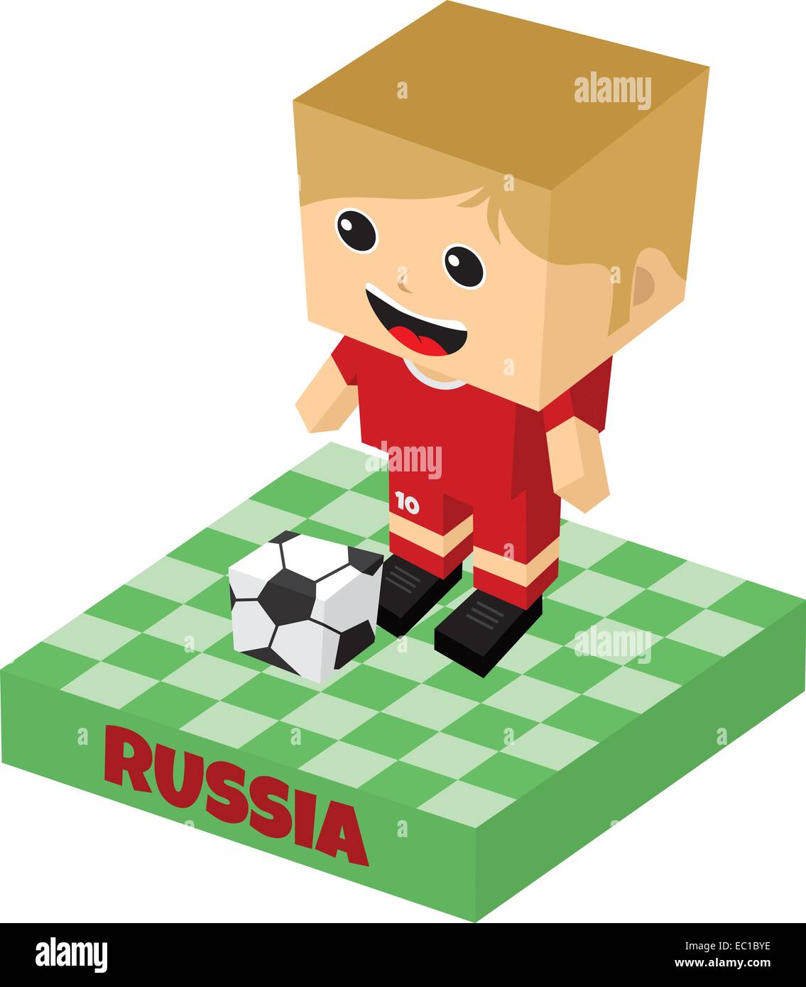 soccer cartoon character Stock Vector Image & Art - Alamy