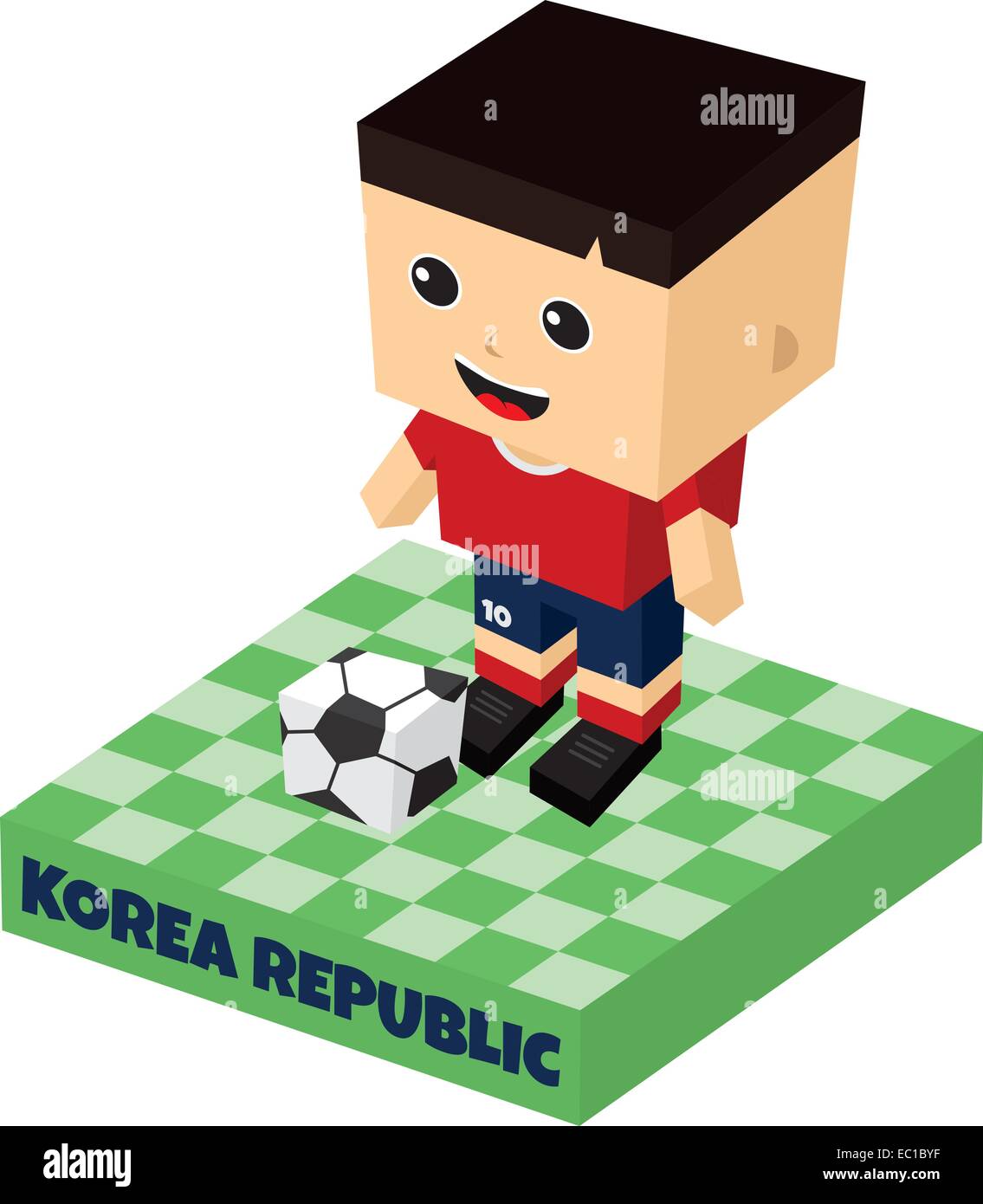 soccer cartoon character Stock Vector Image & Art - Alamy