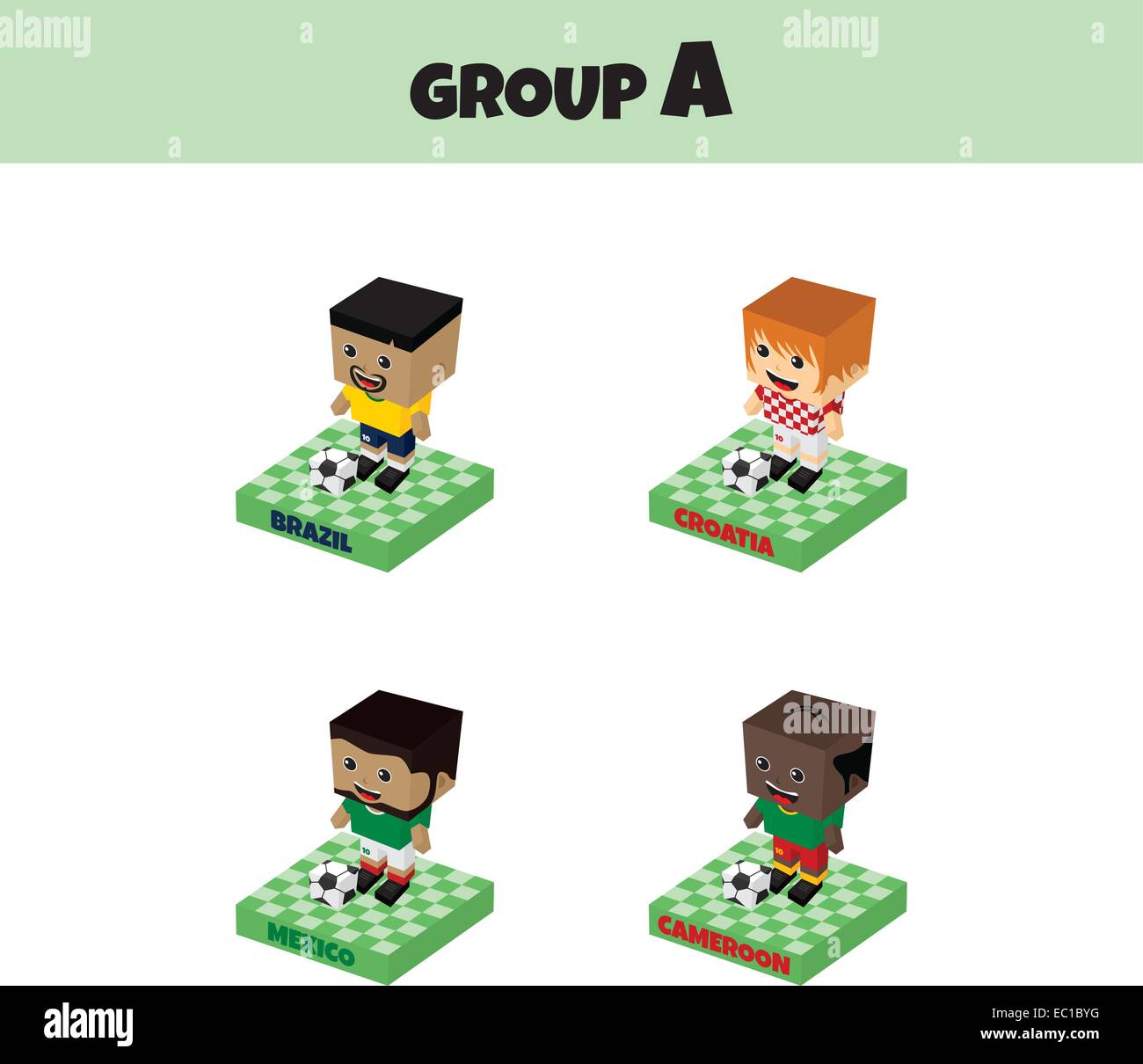 soccer cartoon character Stock Vector Image & Art - Alamy