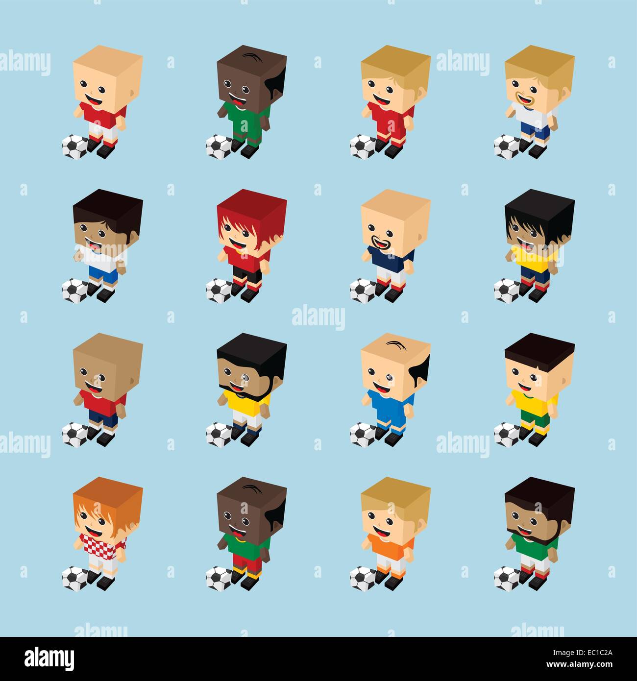 soccer cartoon character Stock Vector Image & Art - Alamy