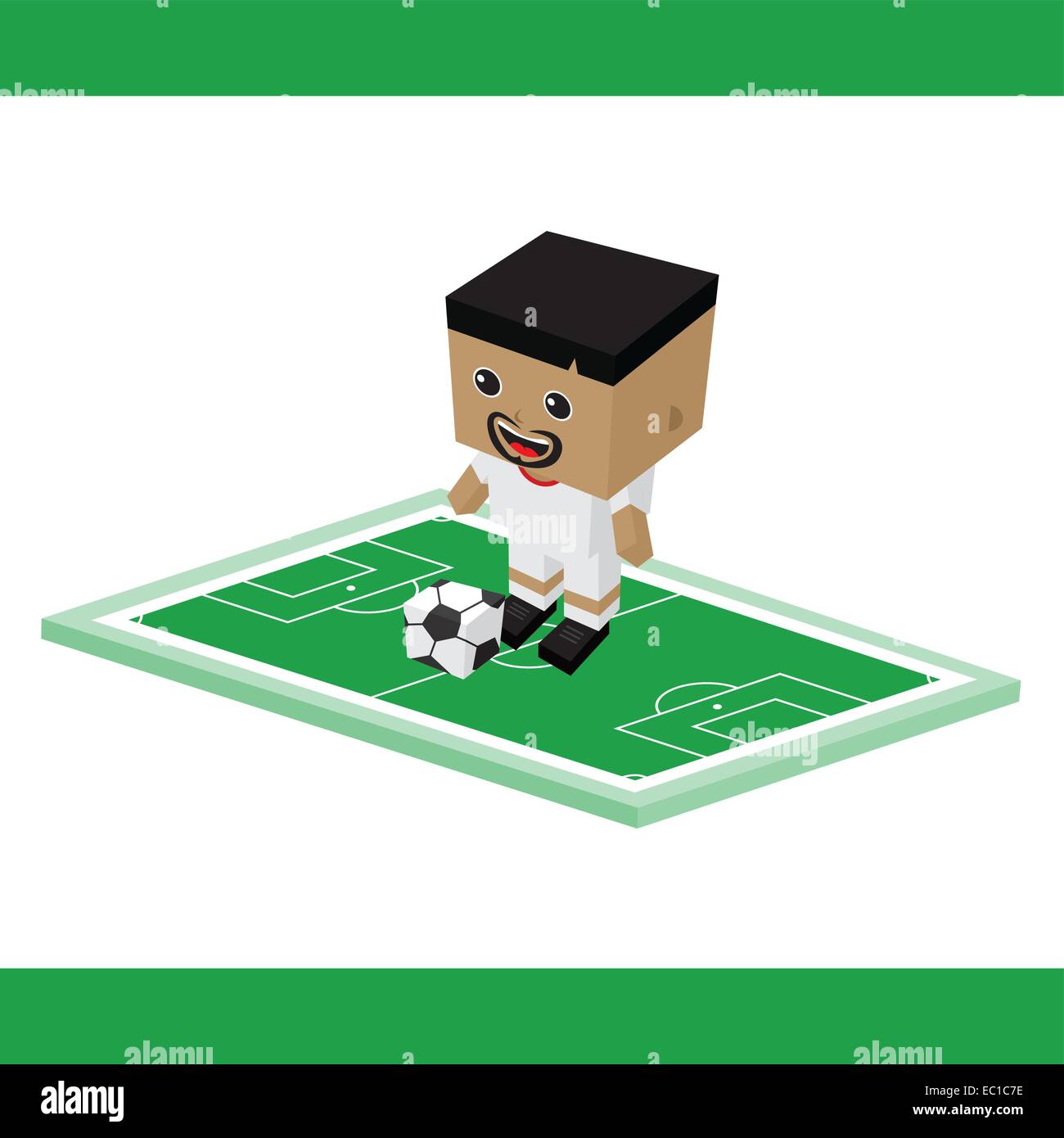 soccer cartoon character Stock Vector Image & Art - Alamy