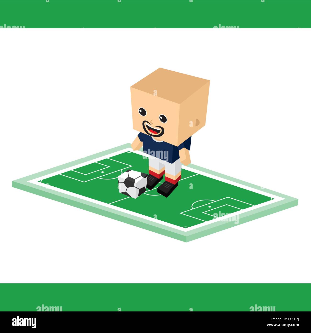 soccer cartoon character Stock Vector Image & Art - Alamy