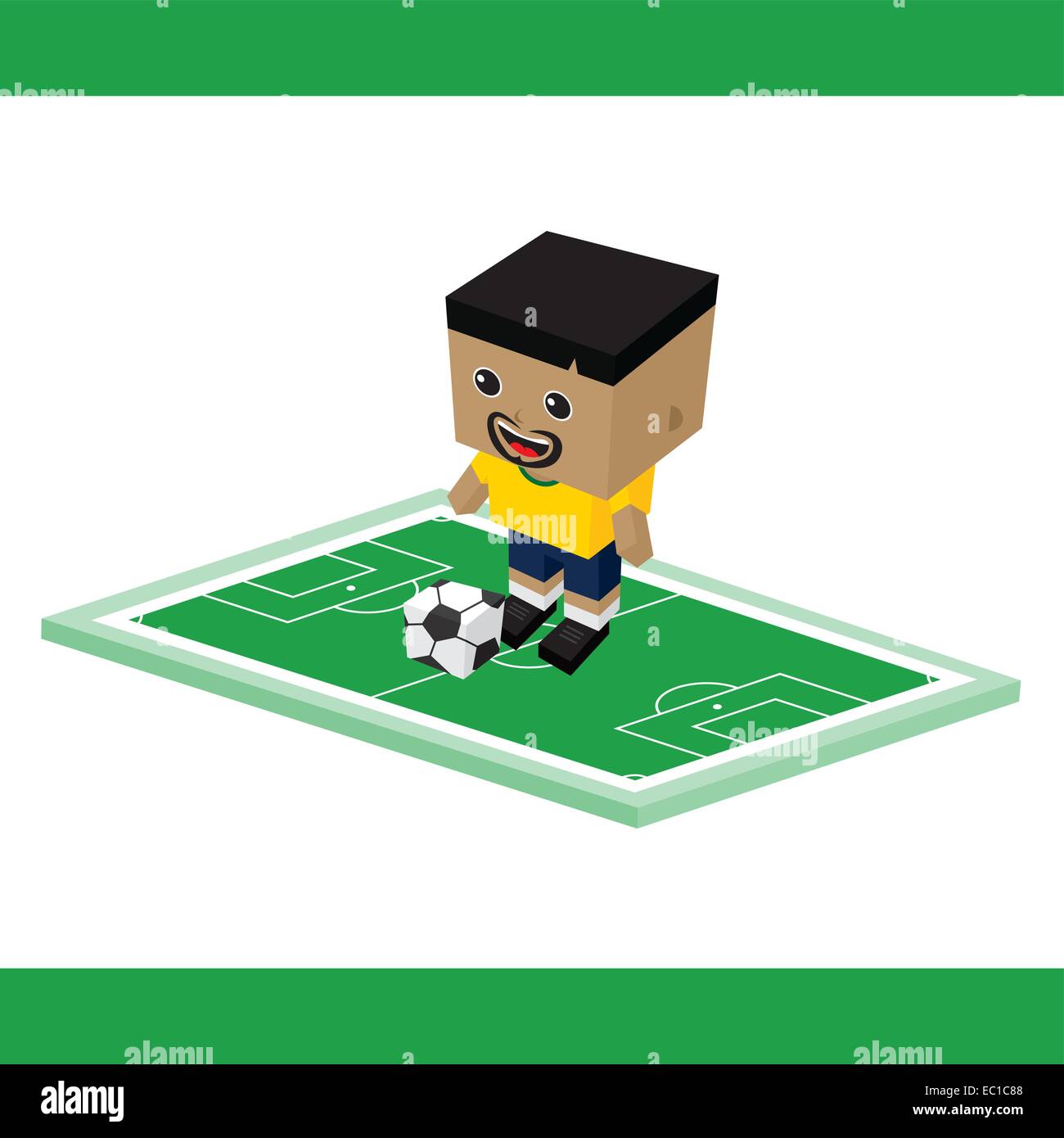 soccer cartoon character Stock Vector Image & Art - Alamy