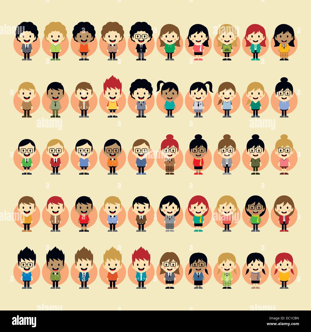 cartoon character art Stock Vector Image & Art - Alamy