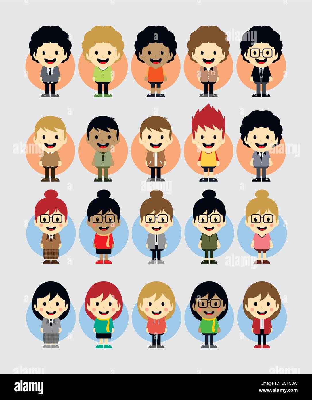 cartoon character art Stock Vector Image & Art - Alamy