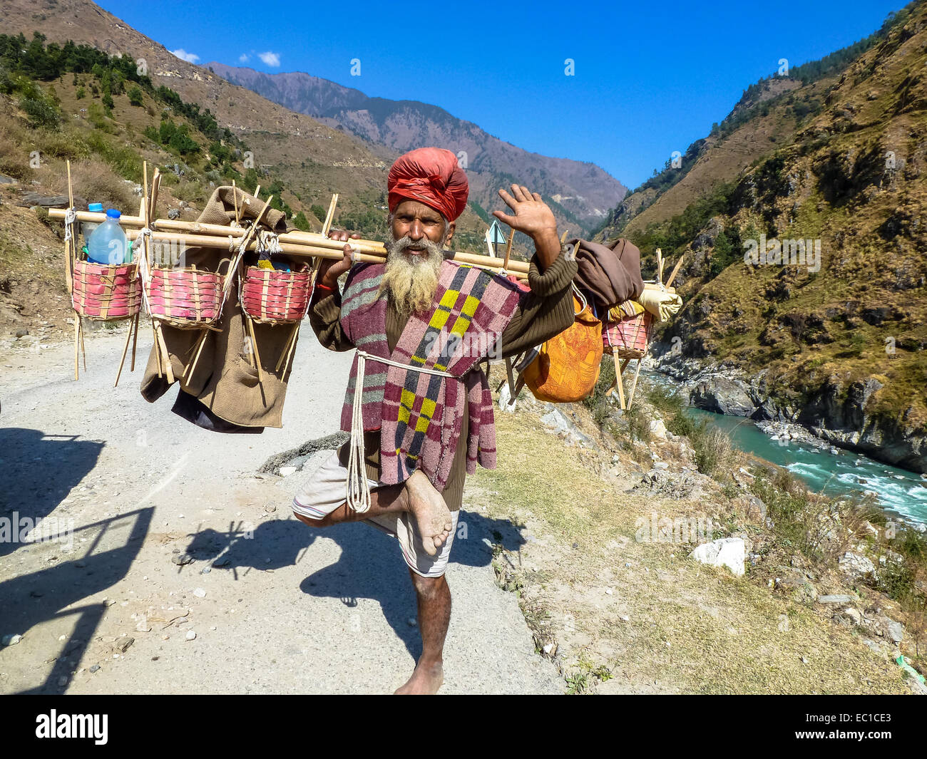 sadhu at india Stock Photo - Alamy