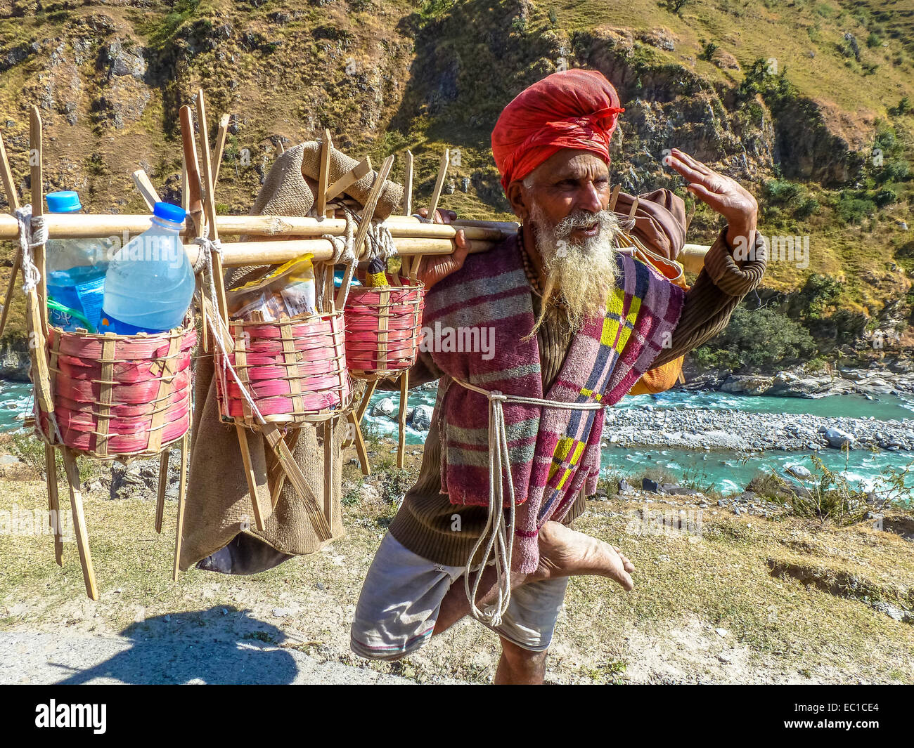 sadhu at india Stock Photo - Alamy