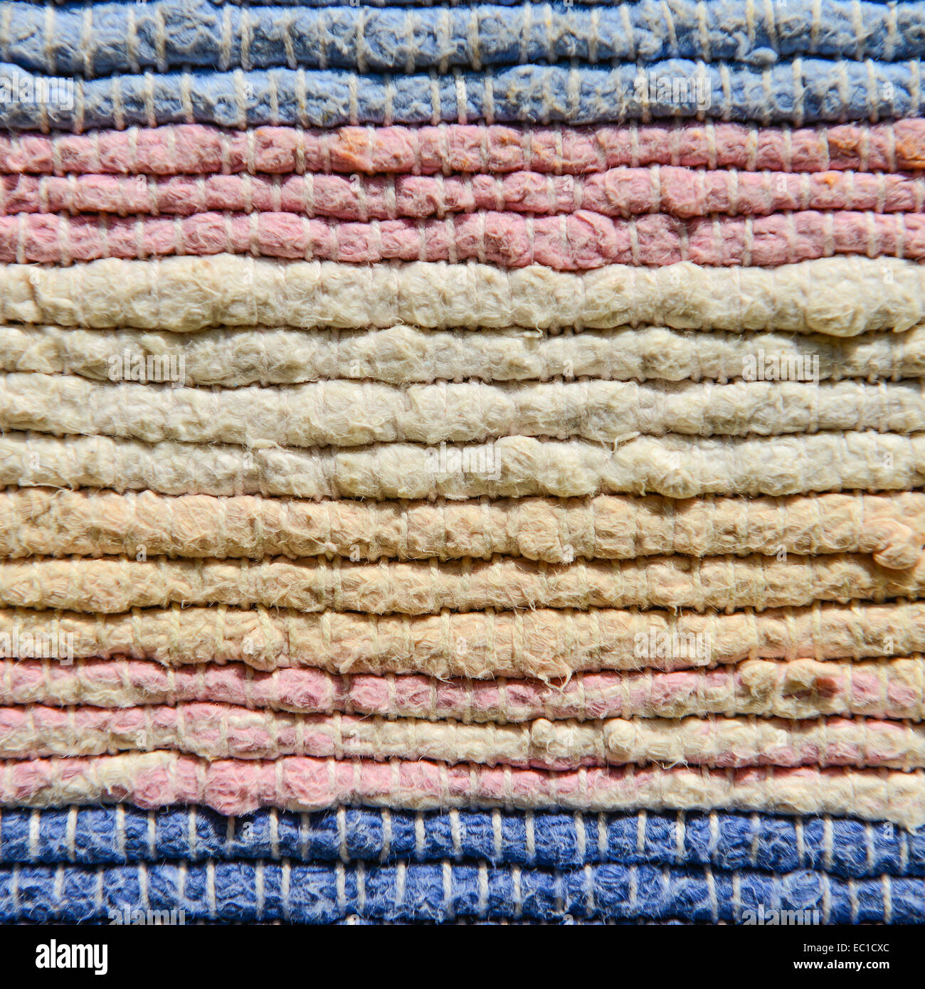 Multicolor fabric texture. Handmade traditional Thailand carpet Stock ...