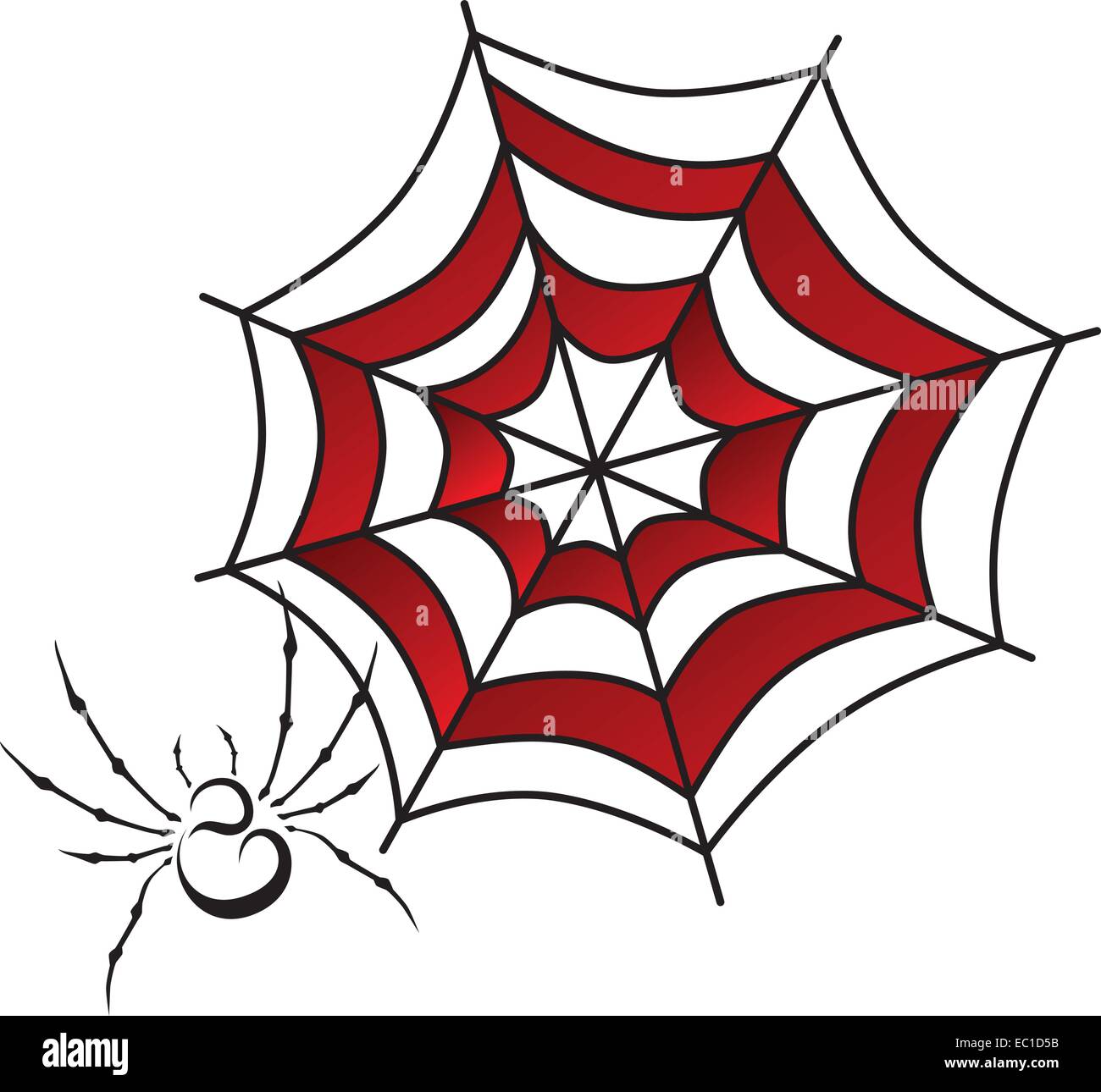 Spider halloween Stock Vector Images - Alamy