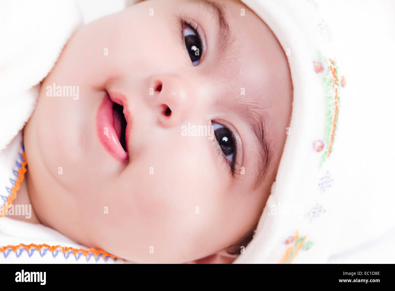 Indian baby smiling hi-res stock photography and images - Alamy