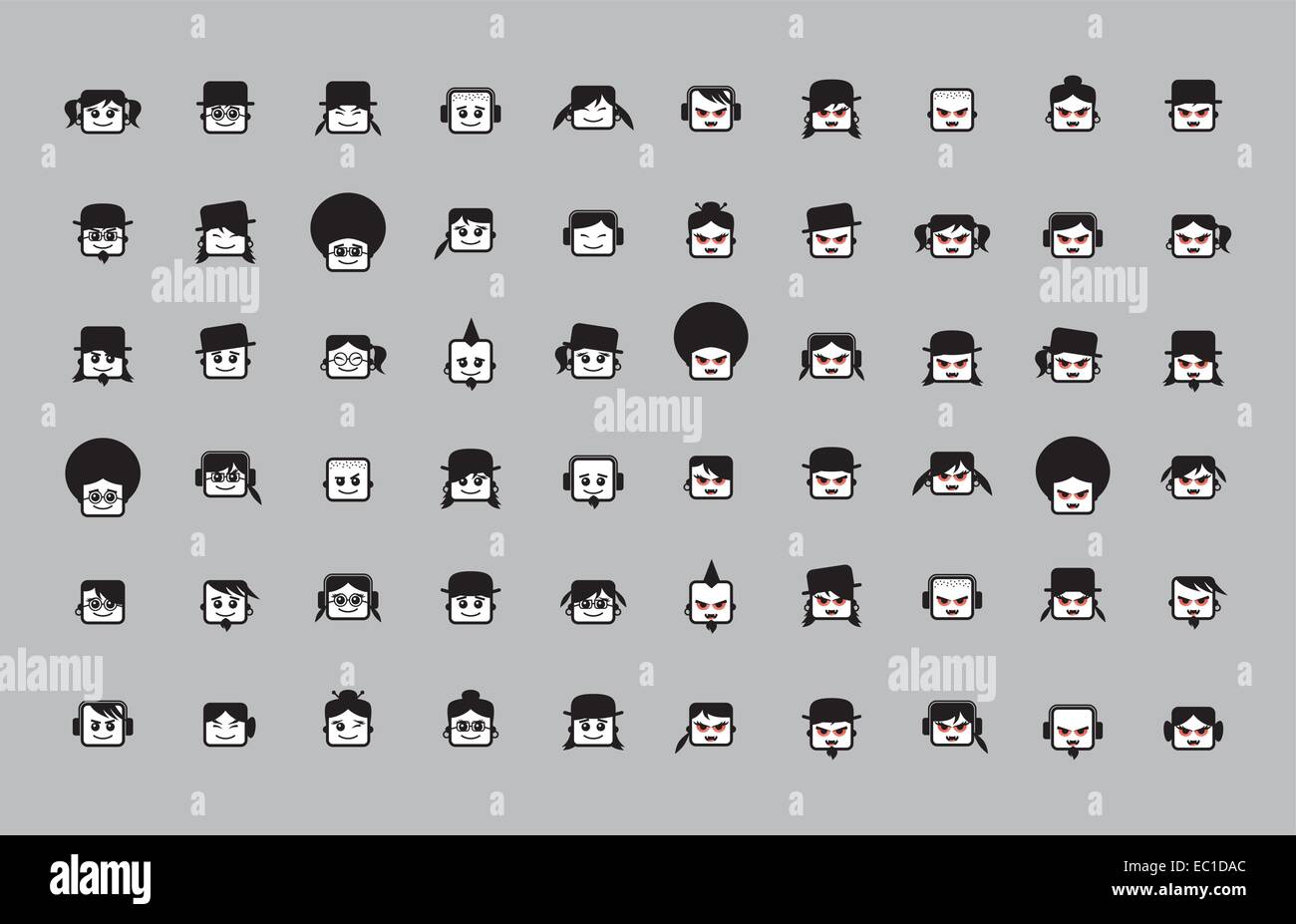 cartoon character art Stock Vector Image & Art - Alamy