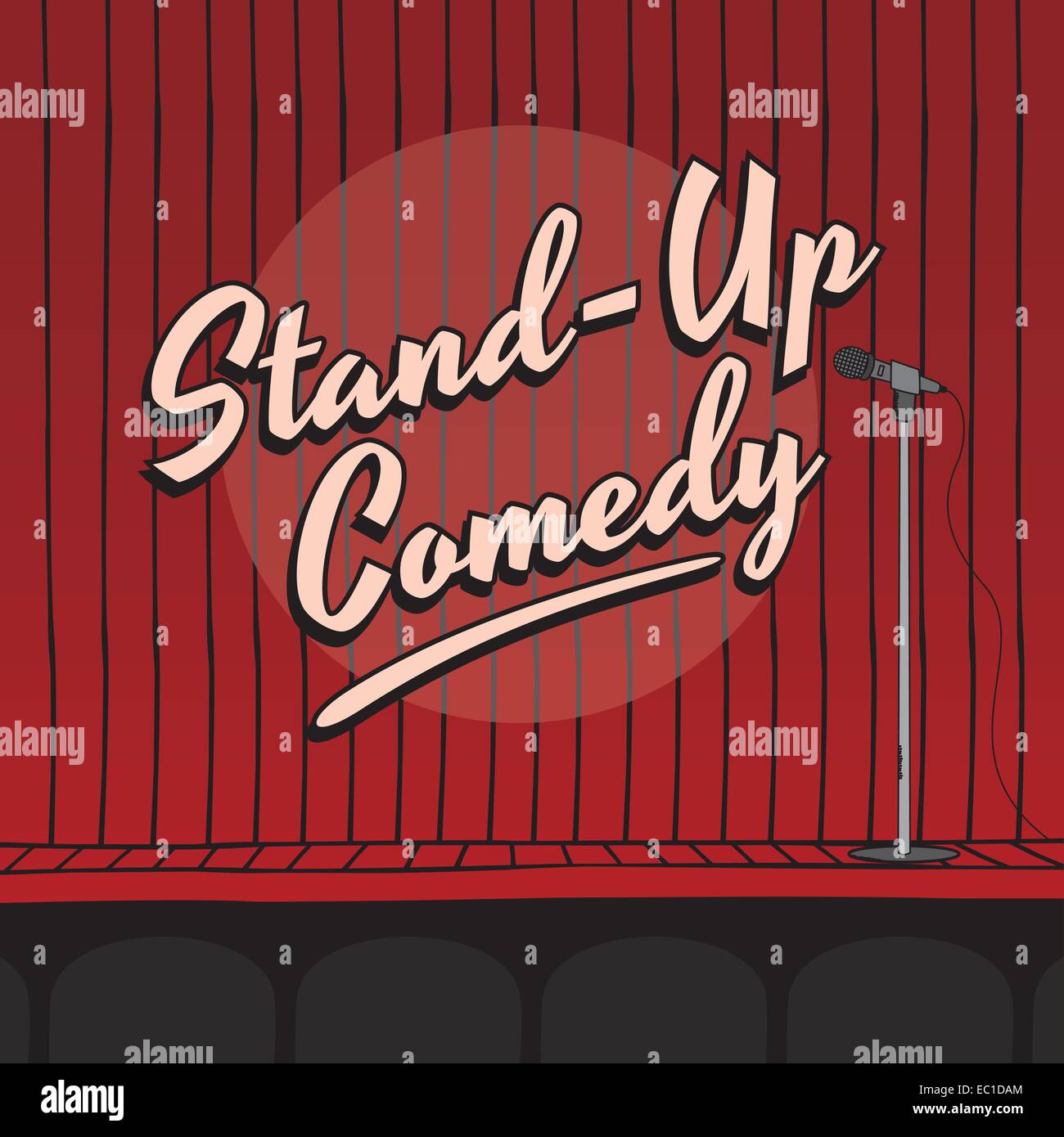 stand up comedy theme Stock Vector Image & Art - Alamy