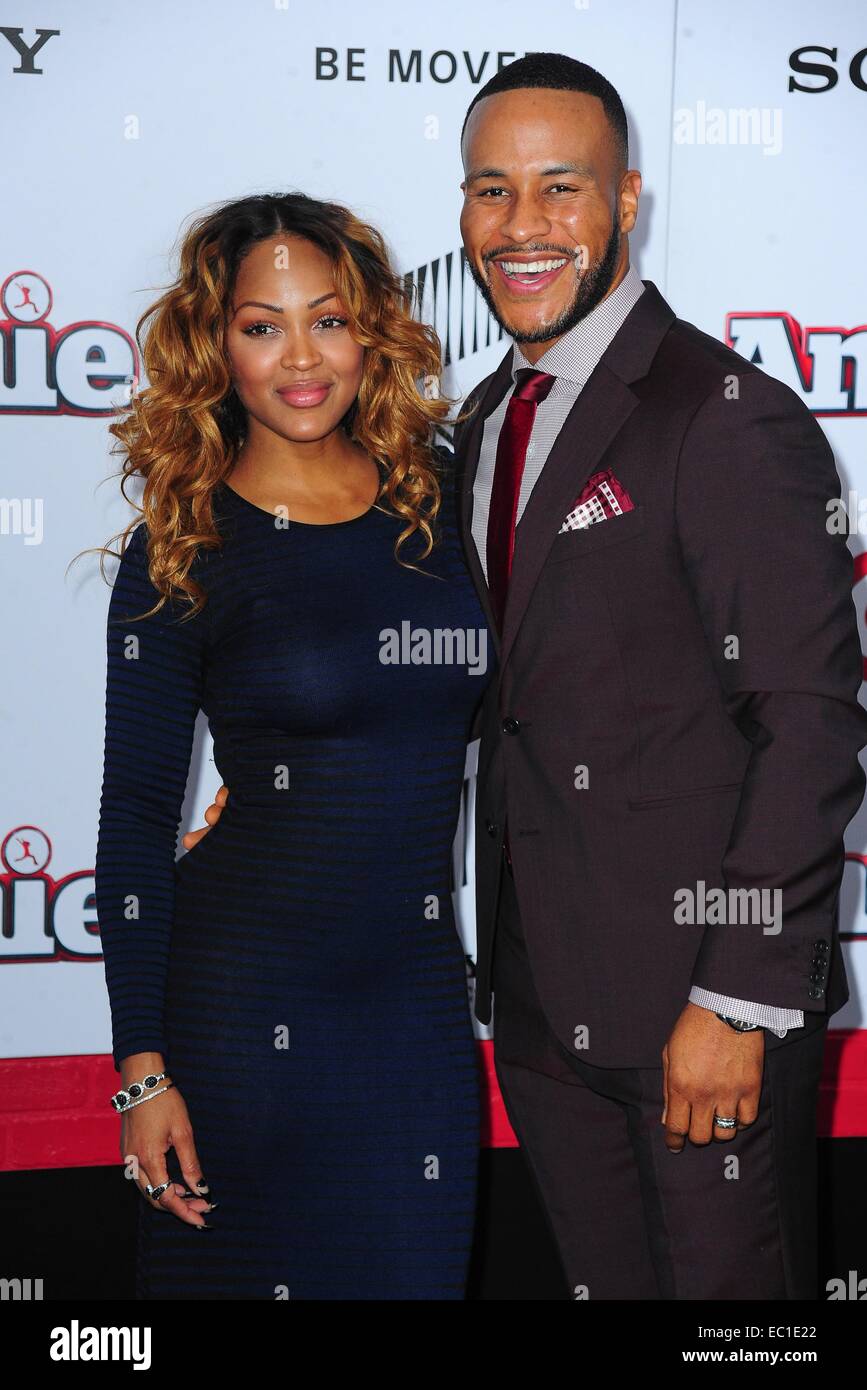 New York, NY, USA. 7th Dec, 2014. Meagan Good, DeVon Franklin at ...