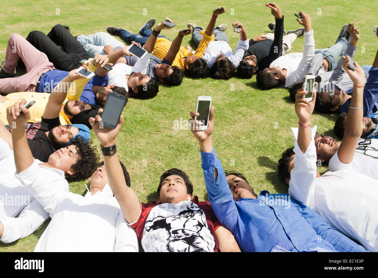 Indian Group Friends Park Enjoy High Resolution Stock Photography and ...