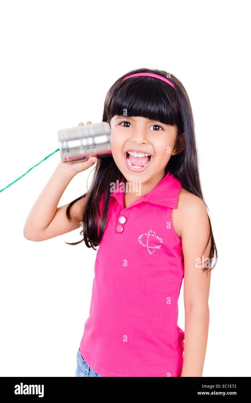 Indian kid playing phone hi-res stock photography and images - Alamy