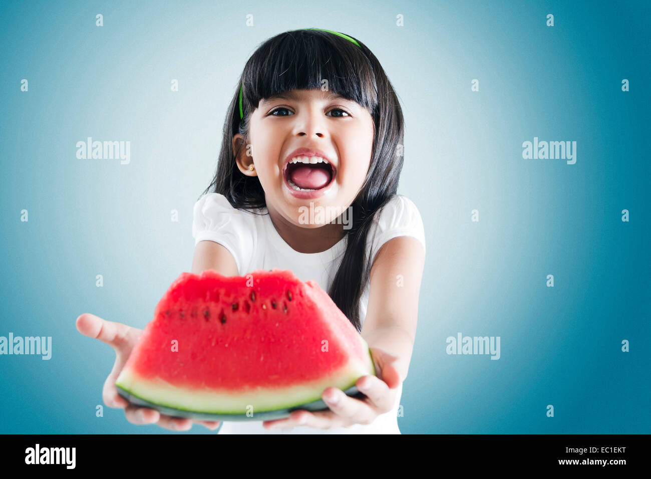Girl with melon hi-res stock photography and images - Alamy