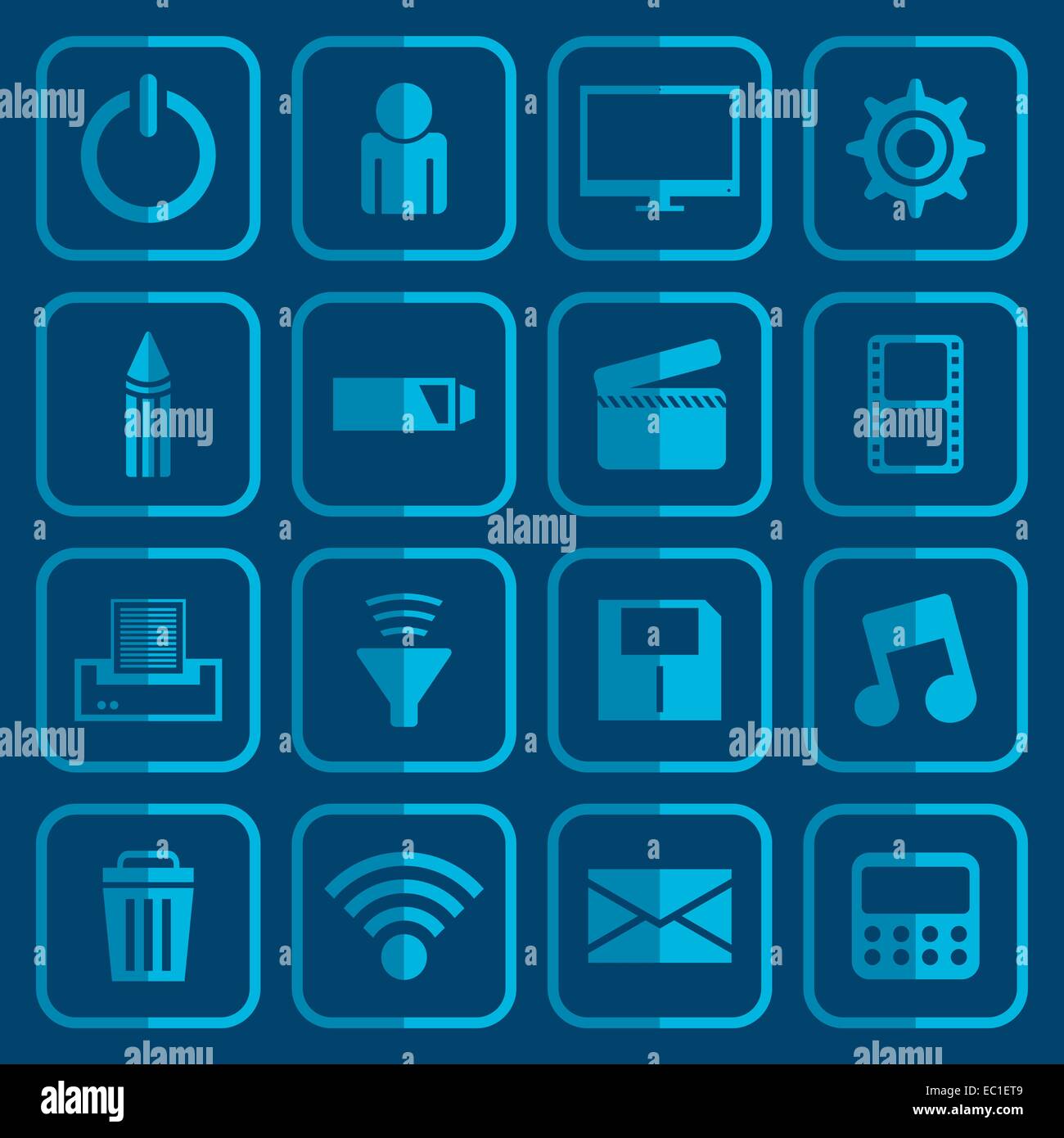 icon button theme Stock Vector Image & Art - Alamy