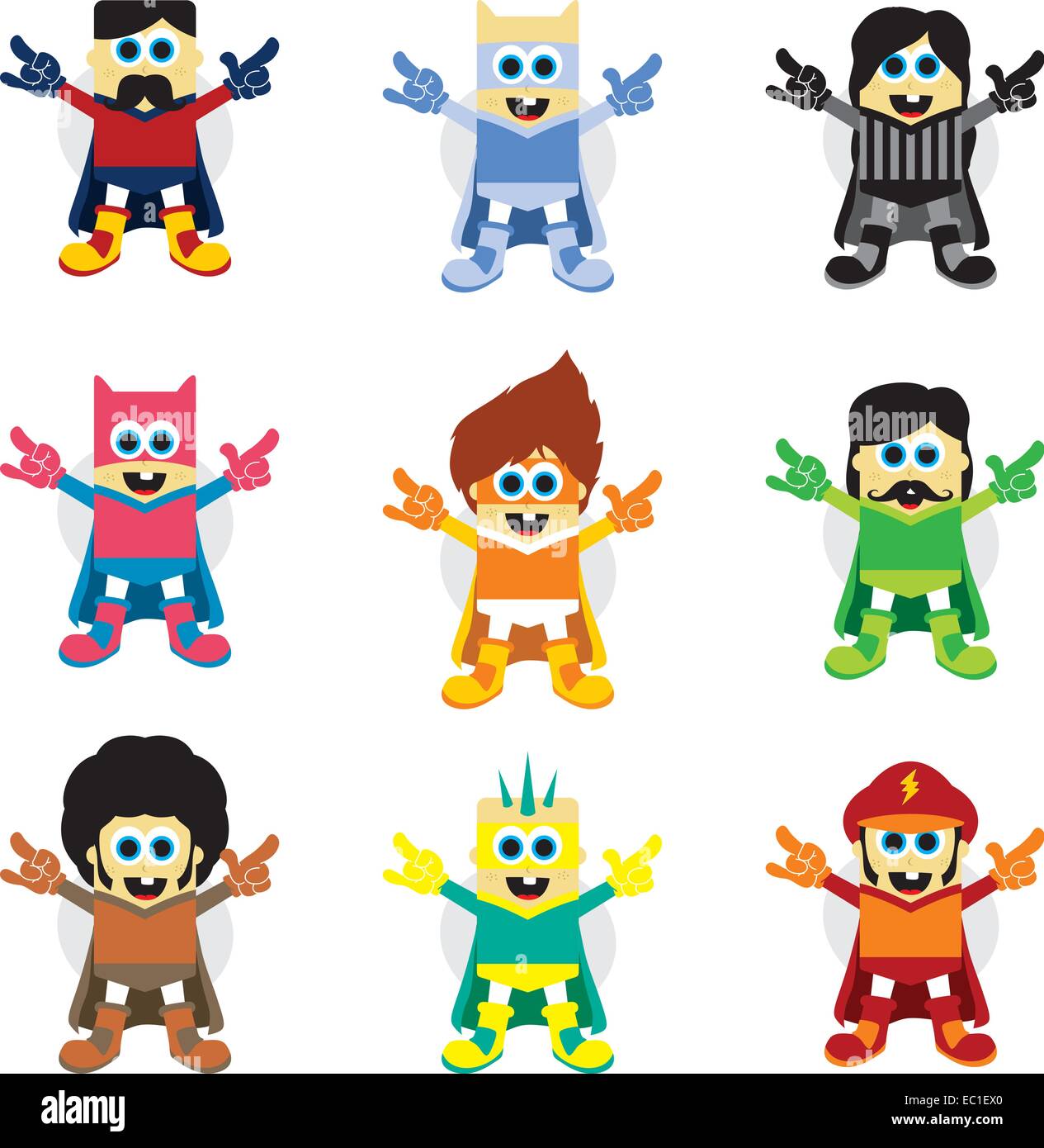 cartoon character art Stock Vector Image & Art - Alamy