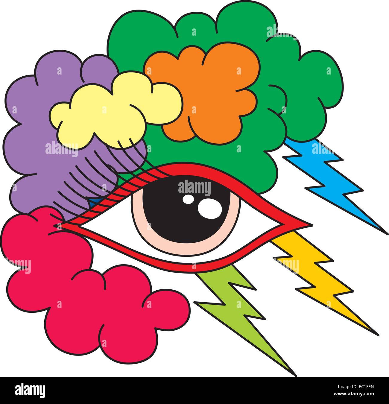 Eye horus black egyptian Stock Vector Images - Alamy