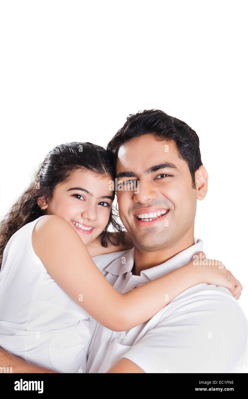 indian father with child fun Stock Photo - Alamy