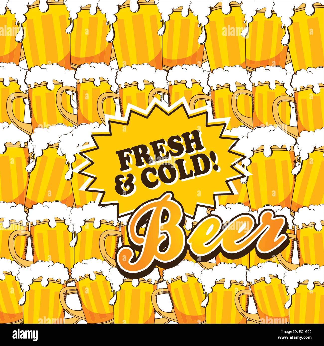 beer theme illustration Stock Vector Image & Art - Alamy