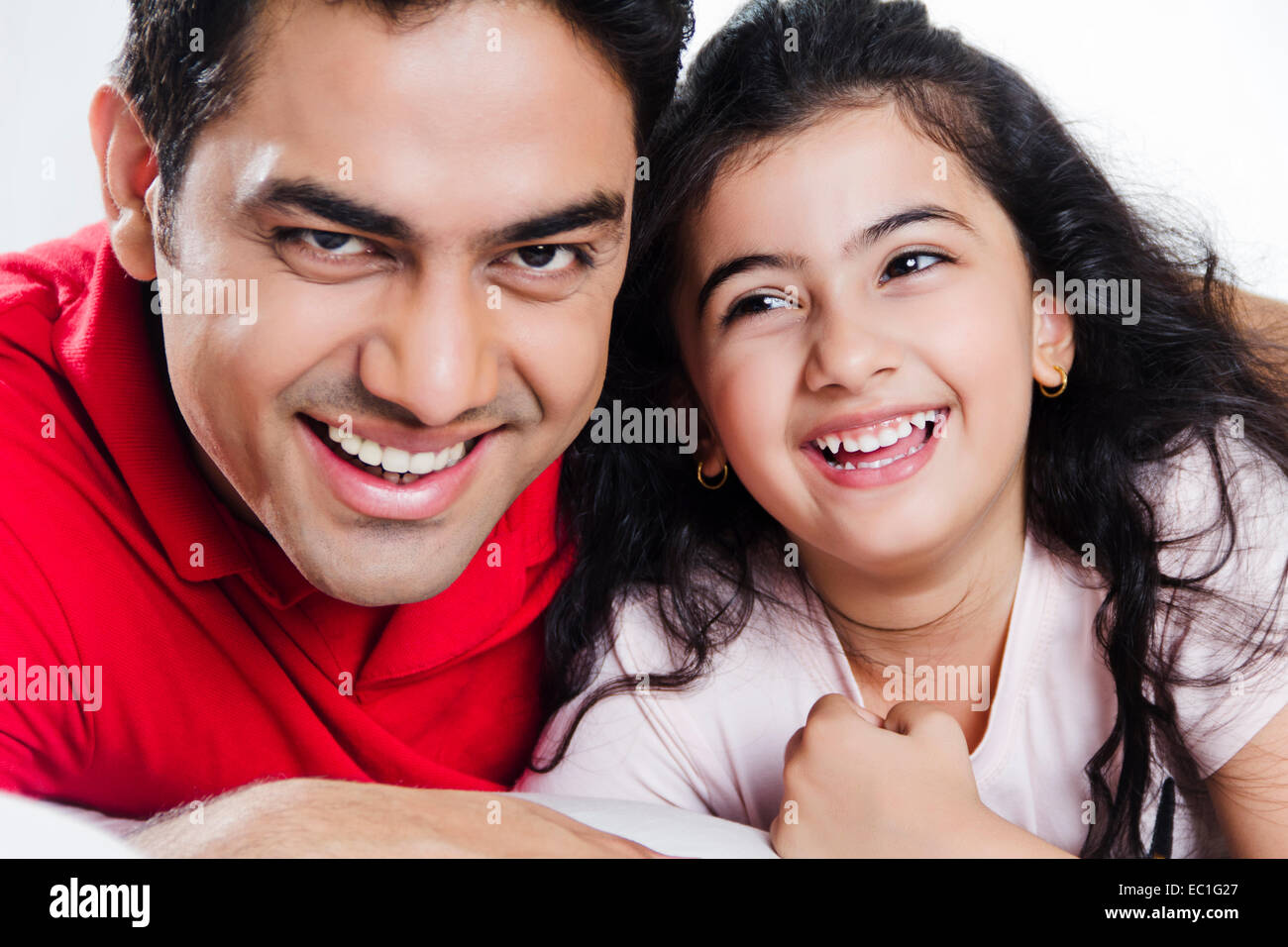 indian father with child fun Stock Photo - Alamy