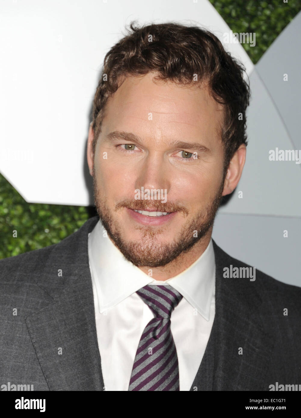 CHRIS PRATT US film actor in December 2014. Photo Jeffrey Mayer Stock ...