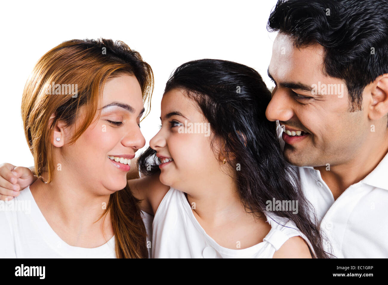 indian Parents with children fun Stock Photo - Alamy
