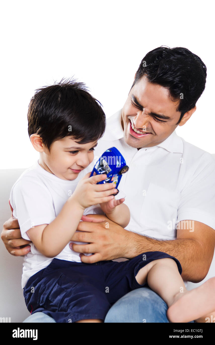 indian Father child playing Stock Photo - Alamy