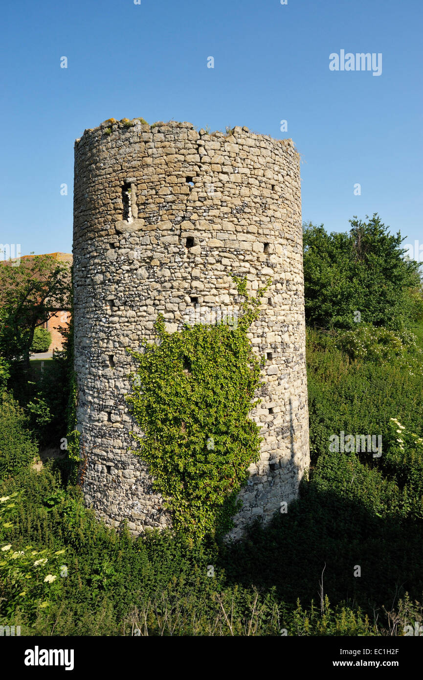 ruined tower of Cooling Castle, near Gravesend and Rochester, Kent ...