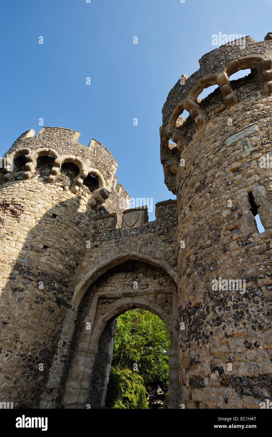 turrets of Cooling Castle, near Gravesend and Rochester, Kent, next ...