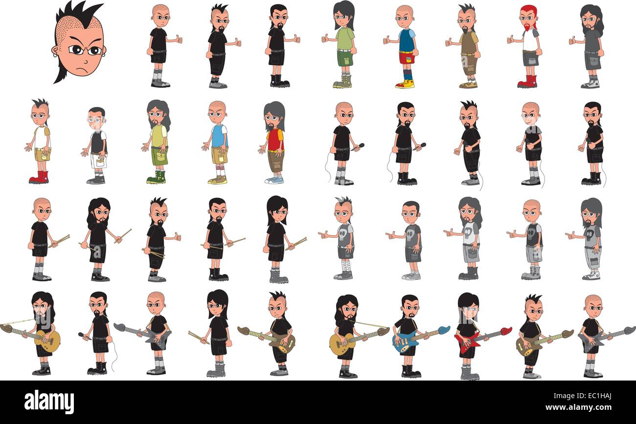 cartoon character art Stock Vector Image & Art - Alamy