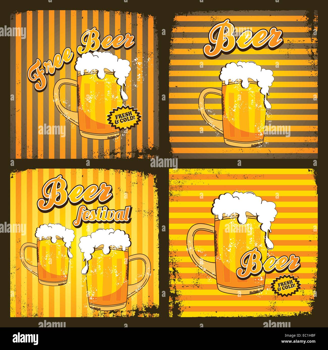 beer theme illustration Stock Vector Image & Art - Alamy