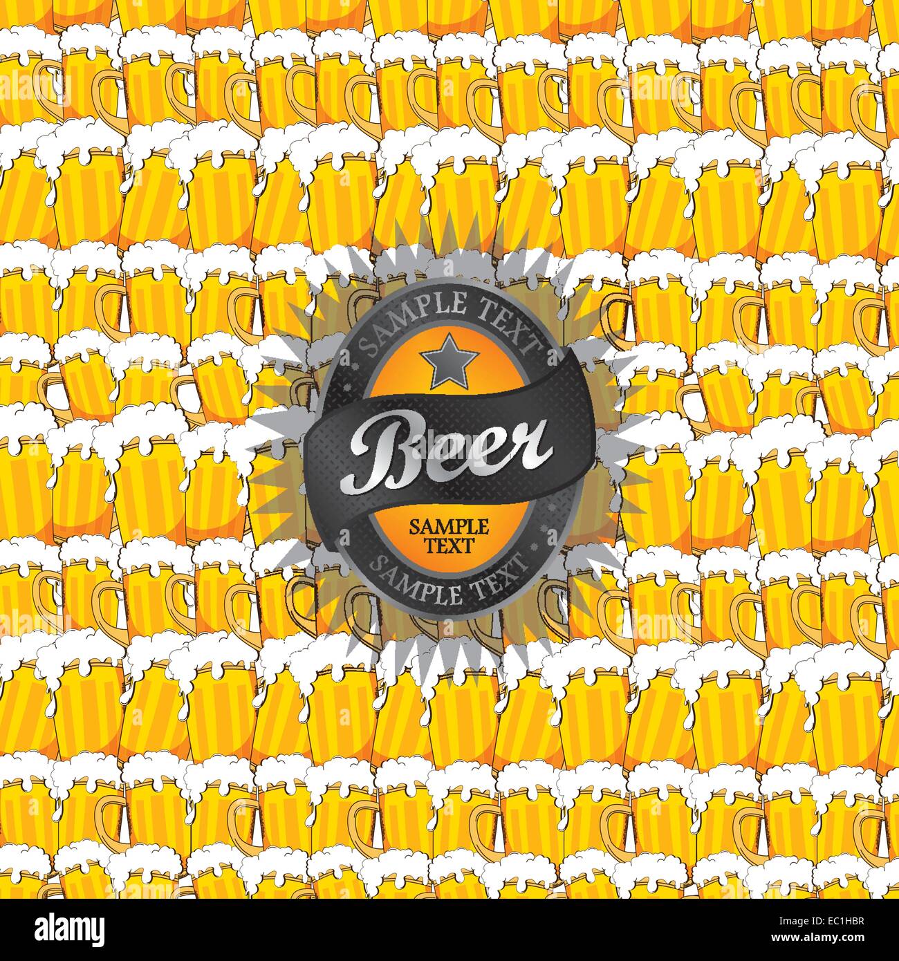 beer theme illustration Stock Vector Image & Art - Alamy