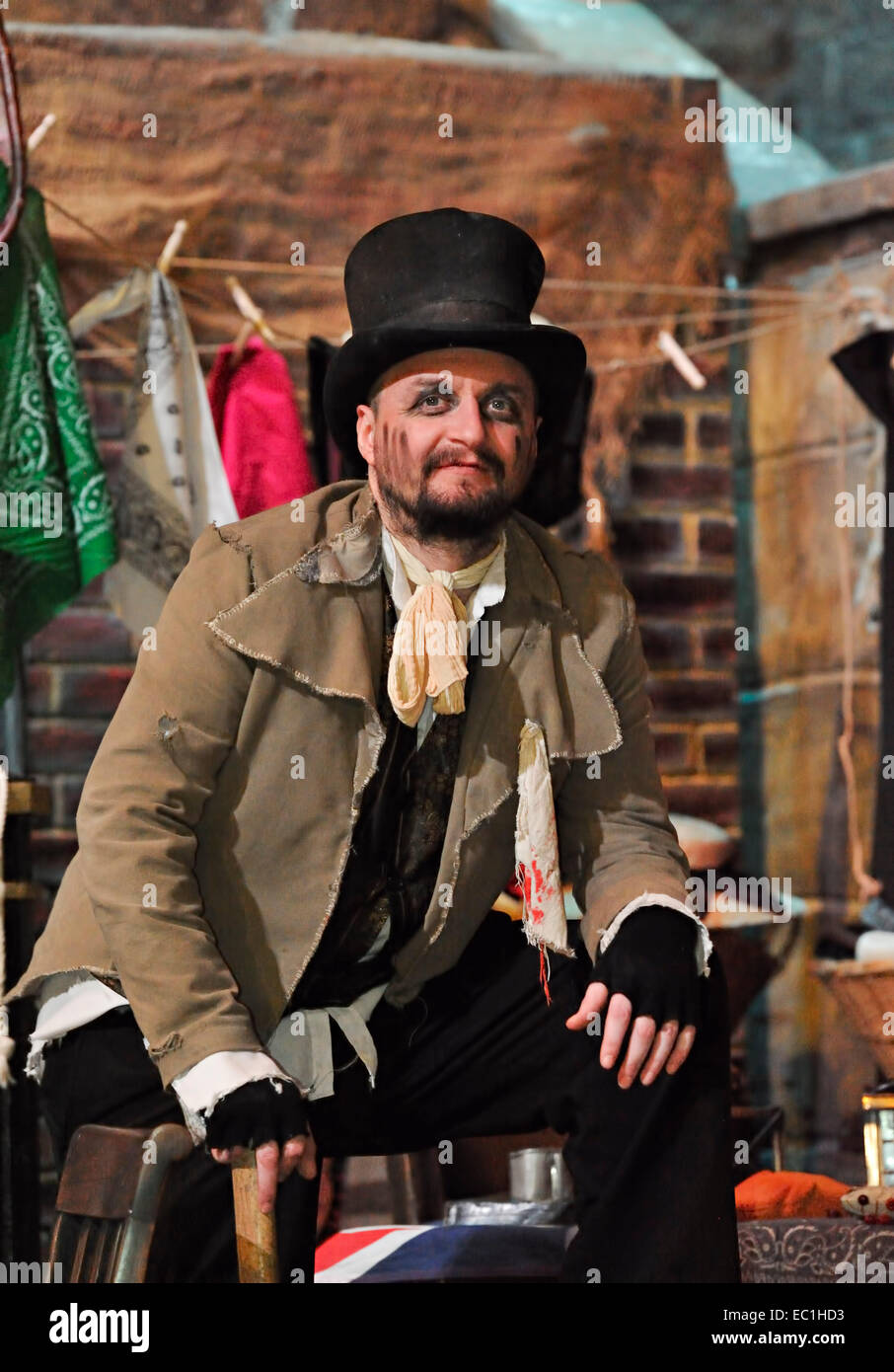 Bill Sikes at Dickens World: actor Joseph Murthagh, in the role of ...