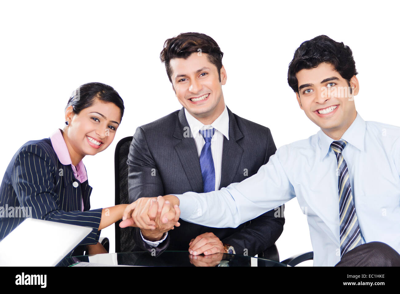 indian Company Business partner Stock Photo - Alamy