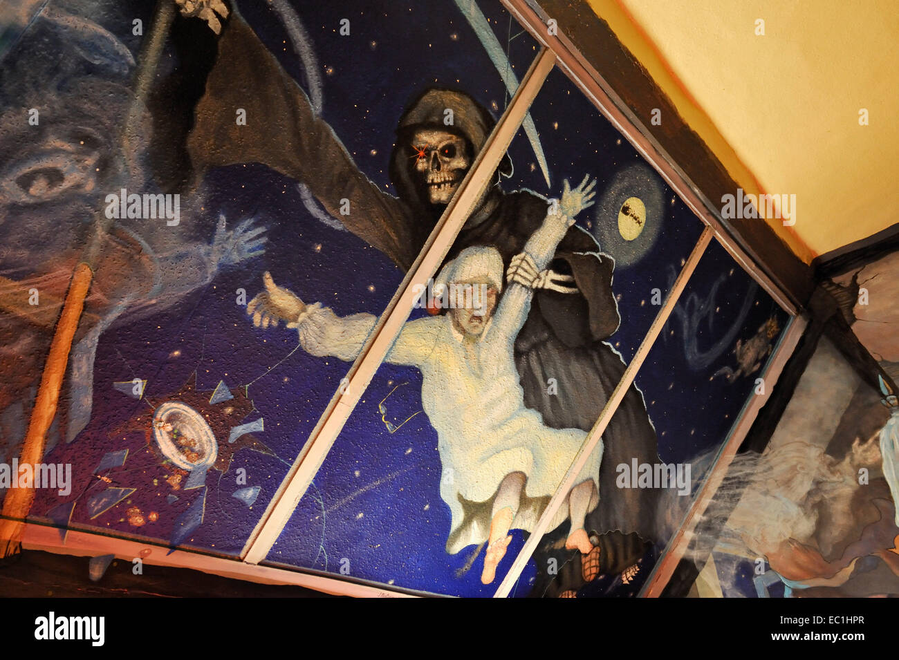 Montgomery, Dickens mural: a painting by English artist Jamie ...