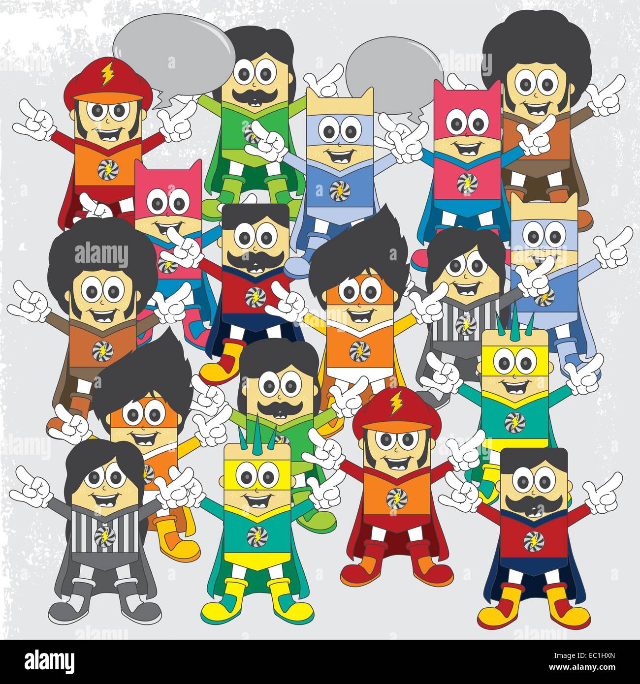 cartoon character art Stock Vector Image & Art - Alamy