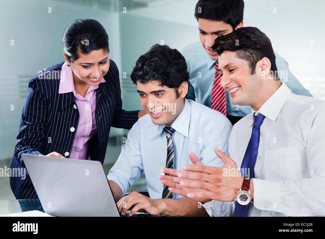 indian Company Business partner Stock Photo - Alamy