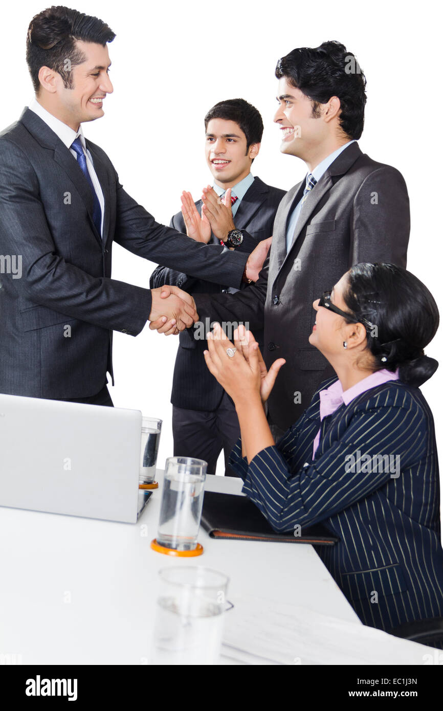 indian Company Business partner Stock Photo - Alamy