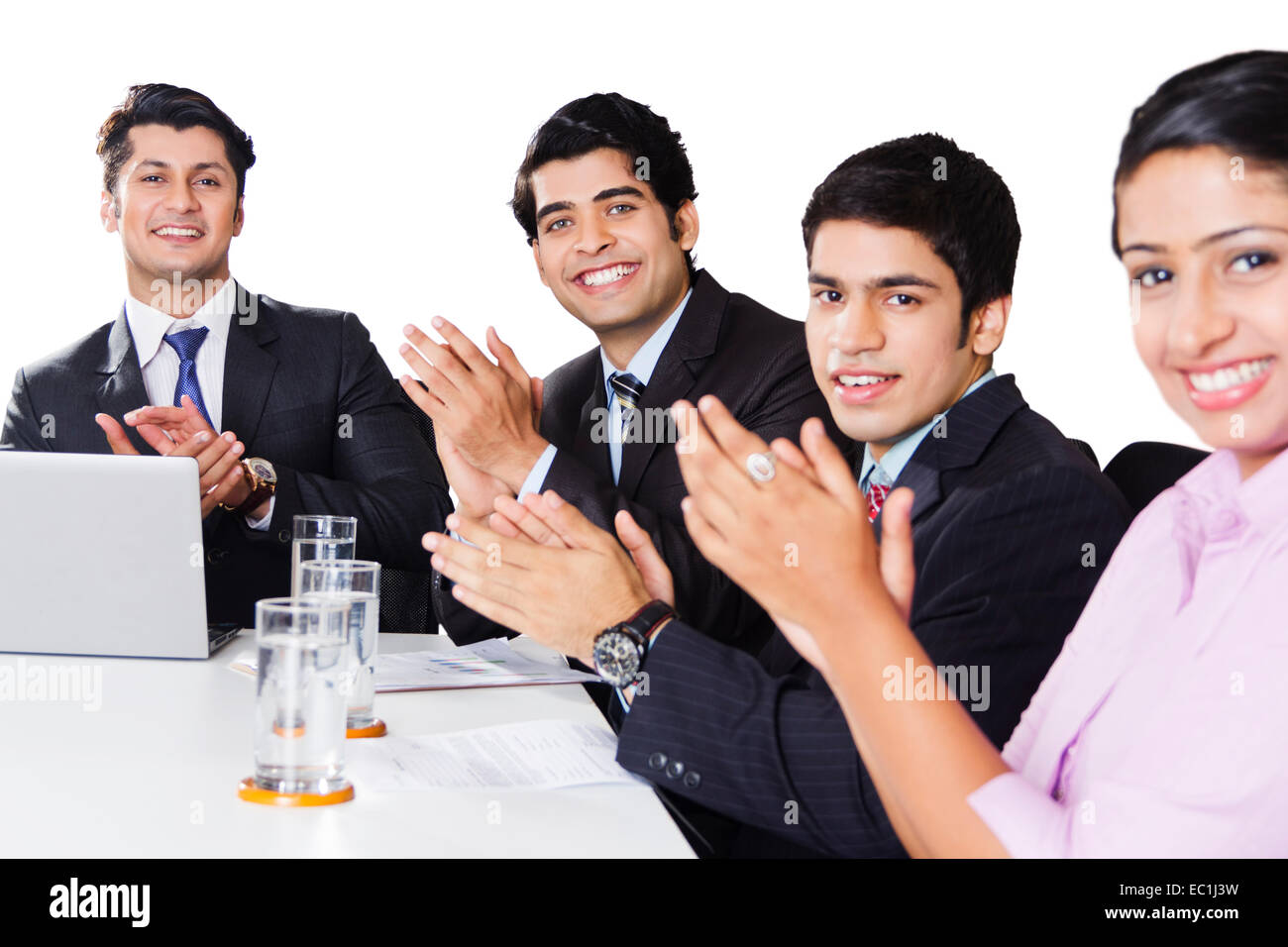 indian Company Business partner Stock Photo - Alamy