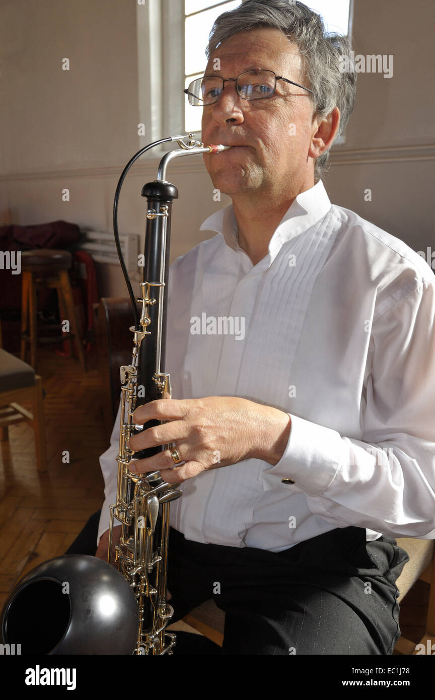 Lupophon played by Christopher Redgate (b 1956), virtuoso oboist ...